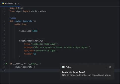 💧💻 Desenvolvi Um Programa Python Simples Para Lembrar De Beber água A Cada 30 Minutos Durante O