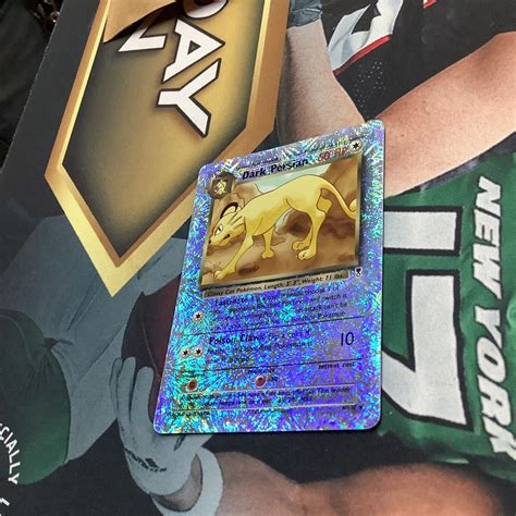 LP Reverse Holo Pokemon DARK PERSIAN Card LEGENDARY COLLECTION Set 6