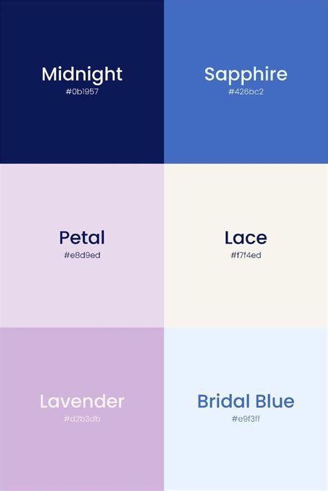 Cool Blue Color Palette Sereth Design