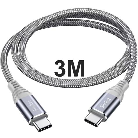 Cable Usb C Usb C 3 M Ekimia