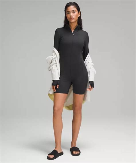 Tight Fit Lined Long Sleeve Onesie Tank Tops Lululemon Uk