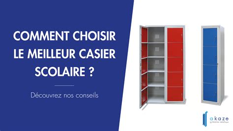 Comment choisir un casier scolaire pour votre école