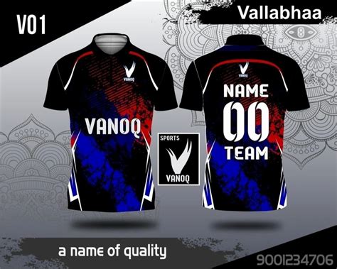 Dri Fit Cricket Sports Tshirt Jersery Printing Rs 300 Meter Id