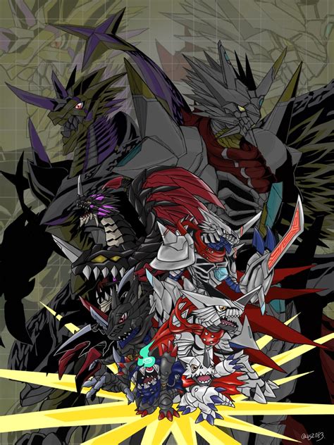 Jesmon Hackmon Hackmon Raidramon Saviorhackmon And 3 More Digimon