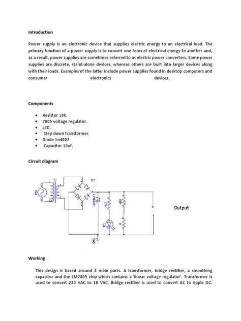 Power Supply Download Free Pdf Power Supply Rectifier