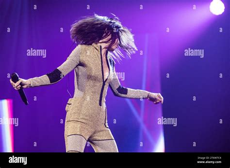 Singer Giorgia Todrani Simply Known As Giorgia Performs Live At