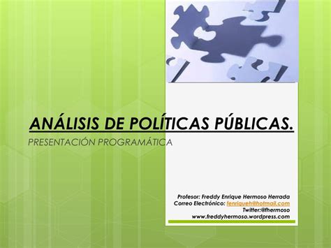 PPT ANÁLISIS DE POLÍTICAS PÚBLICAS PowerPoint Presentation free download ID 4967820