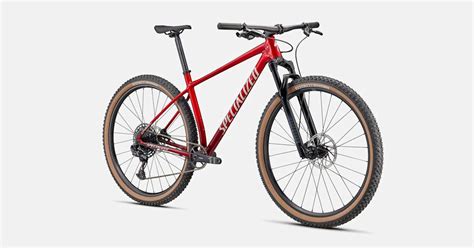 Specialized Chisel Ht Comp Gloss Red Tint Fade Over Brushed Silver Tar Black White W Gold Pearl