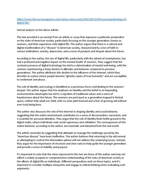 textual analysis pdf depression mood identity social science