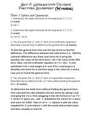 Copy Of Unit 7 Working With Discrete Functions Assignment Pdf Unit 7 Working With Discrete