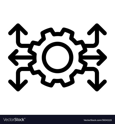 Setting Integration Royalty Free Vector Image Vectorstock