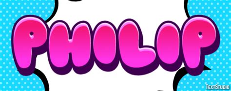 Philip Text Effect And Logo Design Name