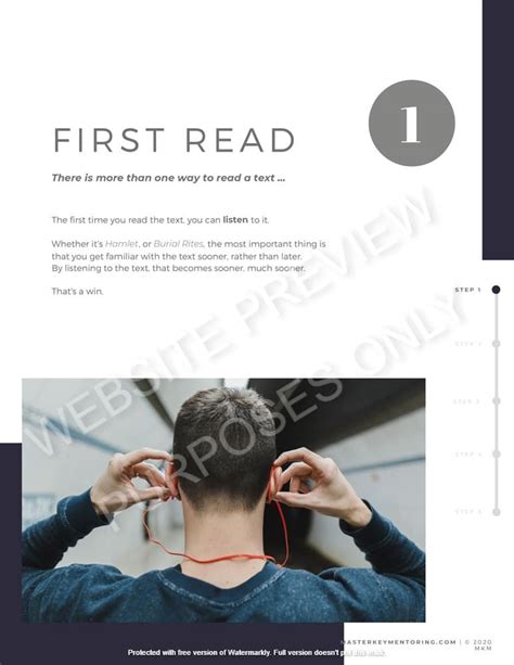 English Module 1 “reading” Master Key Mentoring