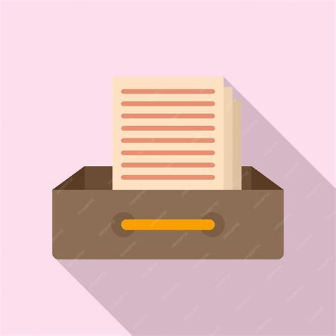 요청 아카이브 폴더 아이콘 웹 디자인을 위한 요청 아카이브 폴더 벡터 아이콘의 평면 그림 프리미엄 벡터
