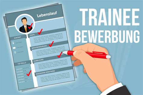 Bewerbung Trainee Muster Tipps für das Anschreiben