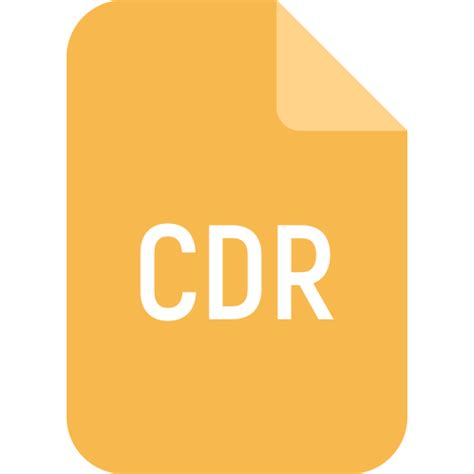 Cdr file Generic Flat icon
