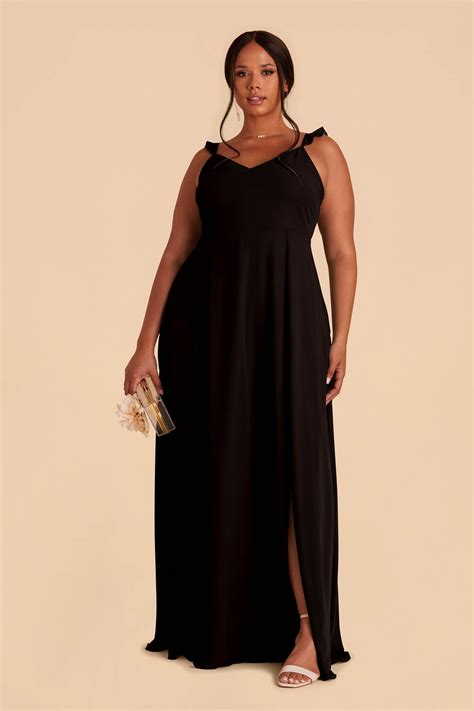 Black Plus Size Formal Gowns