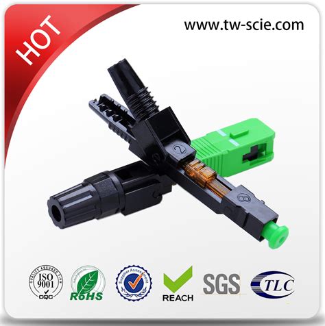 FTTH Sc APC Sc Upc Fiber Optic Sc Fast Connector China Sc Fast Connector And Sc Upc Fast Connector