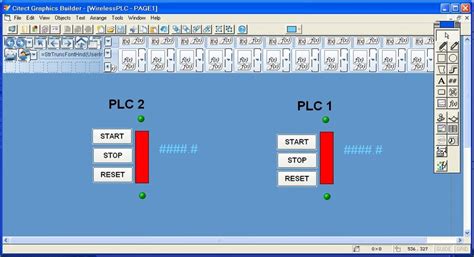 citect scada gui for test two siemens plcs download scientific diagram