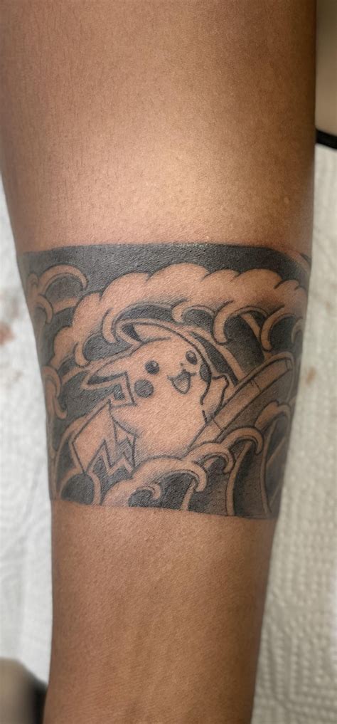 Surfing Pikachu In Japanese Traditional Style 9gag
