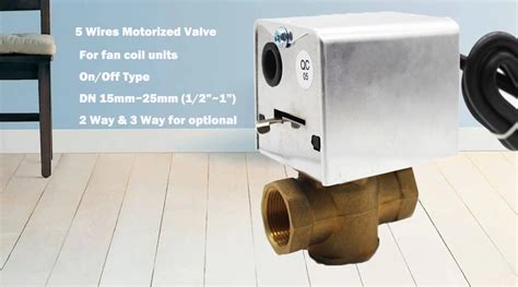 5 Wire Motorized Valve Brass Motorized Gate Valve