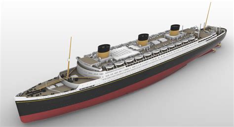 Stl Datei Druckfertige Rmmv Oceanic Iii Der Mega Ozeandampfer Der