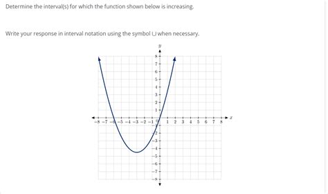 Solved Determine The Intervals ﻿for Which The Function