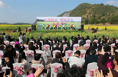 湖南临武县汾市镇首届油菜花节助力产业扶贫