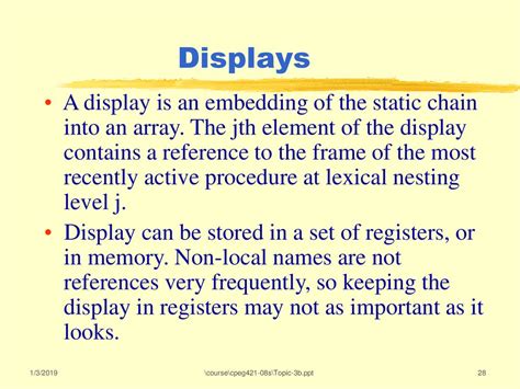 topic 3 b run time environment ppt download