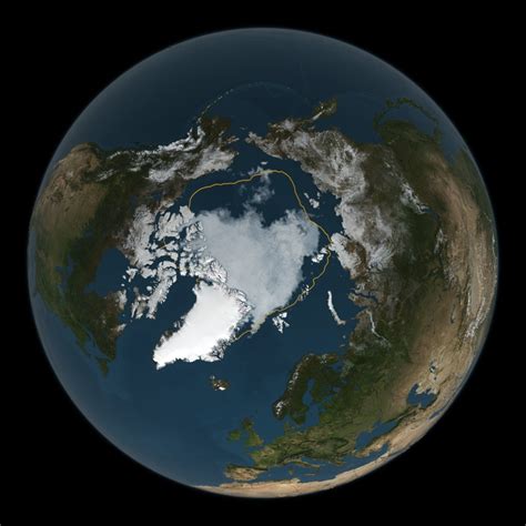 Nasa Svs Image Of The Arctic Sea Ice September 10 2016