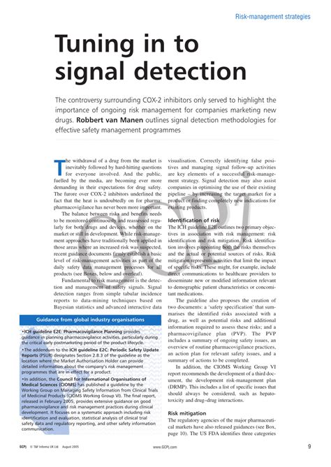 pdf tuning in to signal detection