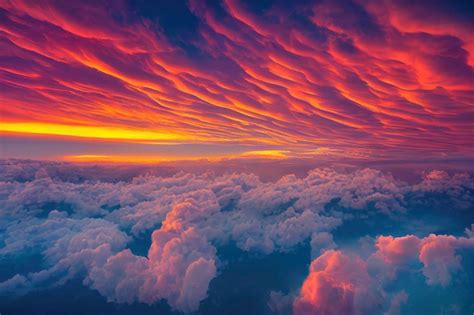 Premium Photo Colourful Sky And Clouds Sunset Background