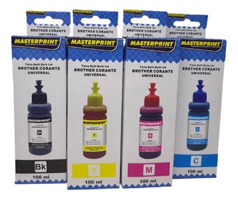 Kit Tinta Brother Bulk Ink Ecotank Cores Refil Cores Parcelamento Sem Juros