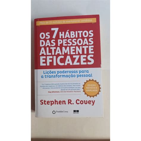 livro os 7 hábitos das pessoas altamente eficazes Stephen R Covey