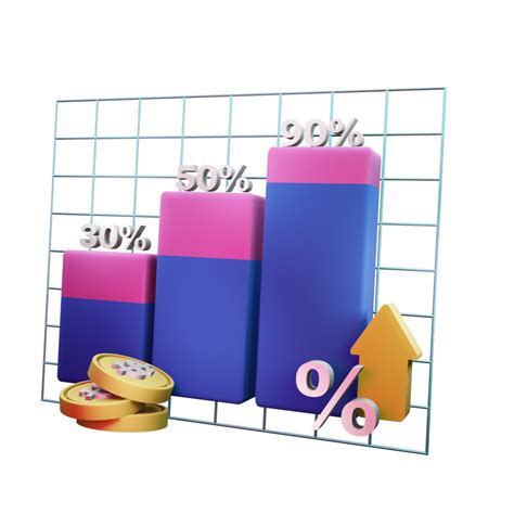 Growth Chart 3d Icon For Business 28860786 Png