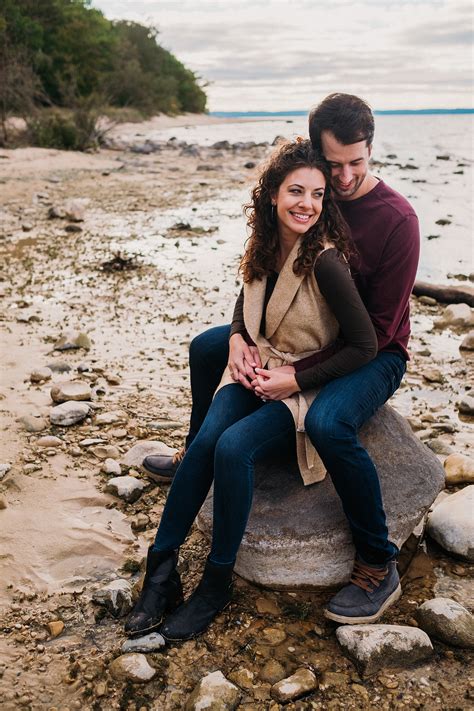 Old Mission Peninsula Fall Engagement Session Josh Hartman Photography