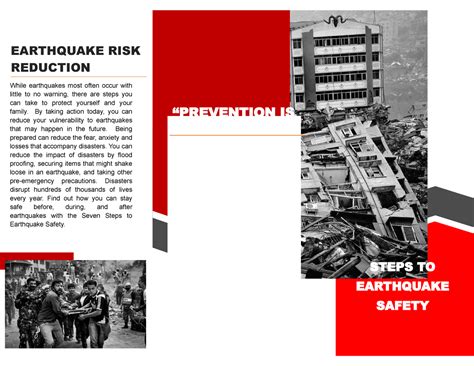 Drrr Performance Task Ghgh Earthquake Risk Reduction “prevention Is The Only Way We Can
