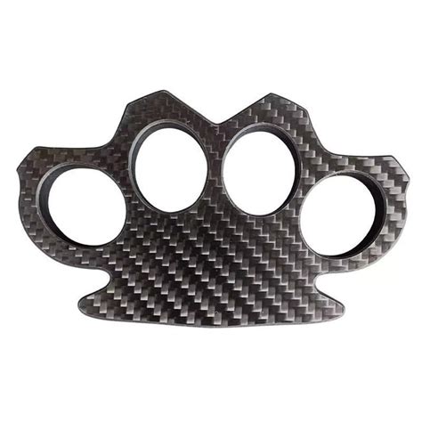 Carbon Fiber Brass Knuckles Cakra Edc Gadgets