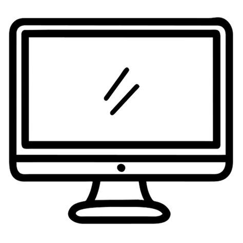 Premium Vector Computer Icon Outline