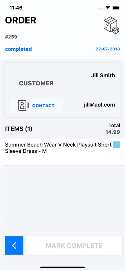 wooorders woocommerce order manager for mobile written in swift 4