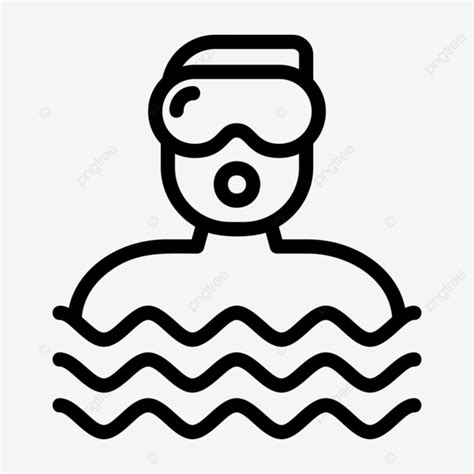 潛水員線圖標 向量 潛水員圖標 潜水员 潛水向量圖案素材免費下載，png，eps和ai素材下載 Pngtree