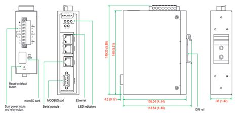 Moxa MGate MB EIP T Passerelle Modbus Vers EtherNet IP
