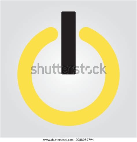 Transparent Isolated Power Button Icons Illustration Stock Vector Royalty Free