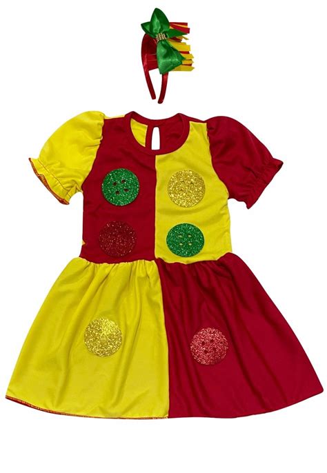 Fantasia Boneca De Pano Muvile Vermelho Compre Agora Dafiti Brasil