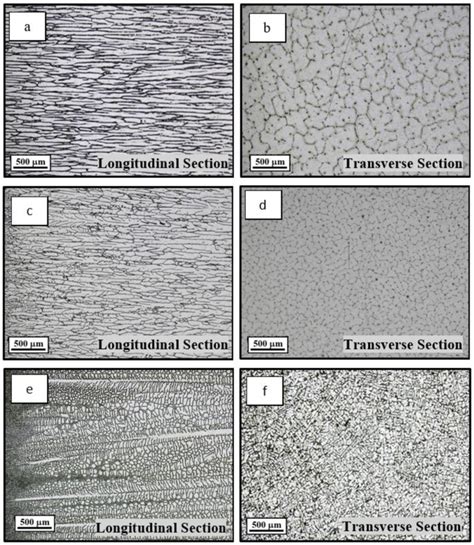 Typical Optical Micrographs Of The Directionally Solidified