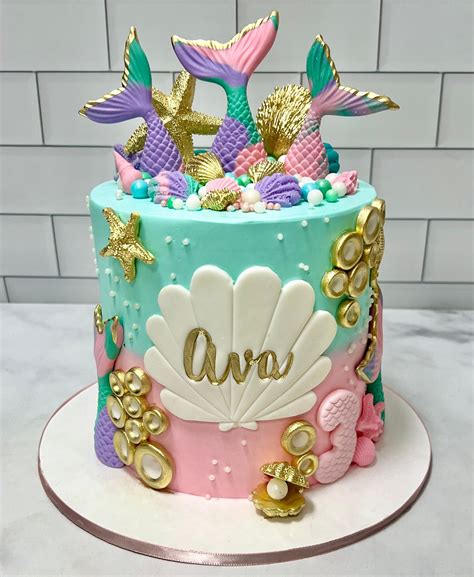 Mermaid Birthday Cake