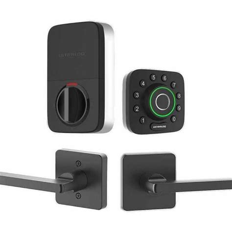Ultraloq U Bolt Pro Wi Fi Deadbolt Smart Lock With Passage Handle