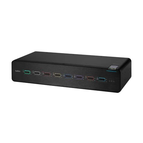 Universal Secure Kvm Switch 8 Port Dual Head W Cac Belkin Ca