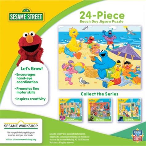 Masterpieces Sesame Street Beach Day 24 Piece Jigsaw Puzzle 1 Unit Kroger