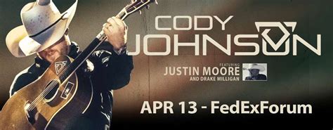 Cody Johnson The Leather Tour Fedexforum Home Of The Memphis Grizzlies